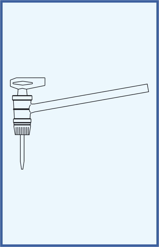 Lateral stopcock with lateral glass key and tip - TECHNOSKLO, Ltd ...