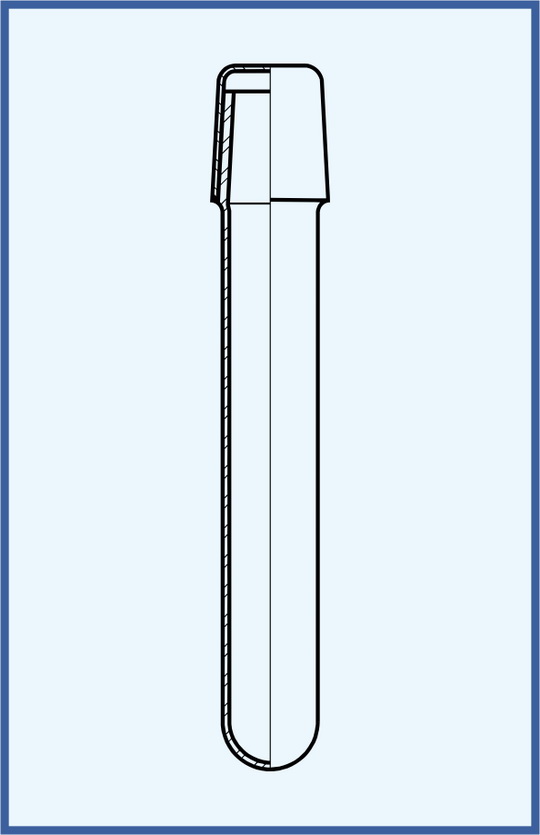 Test tube for microbilology - with plug - TECHNOSKLO, Ltd. - PRODUCTS ...