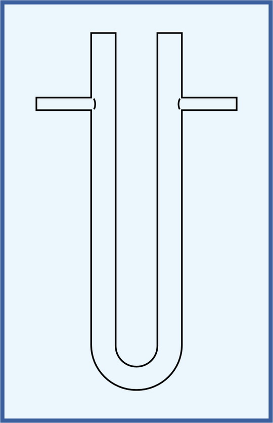 U - tube with two side arms - TECHNOSKLO, Ltd. - PRODUCTS — TECHNOSKLO ...