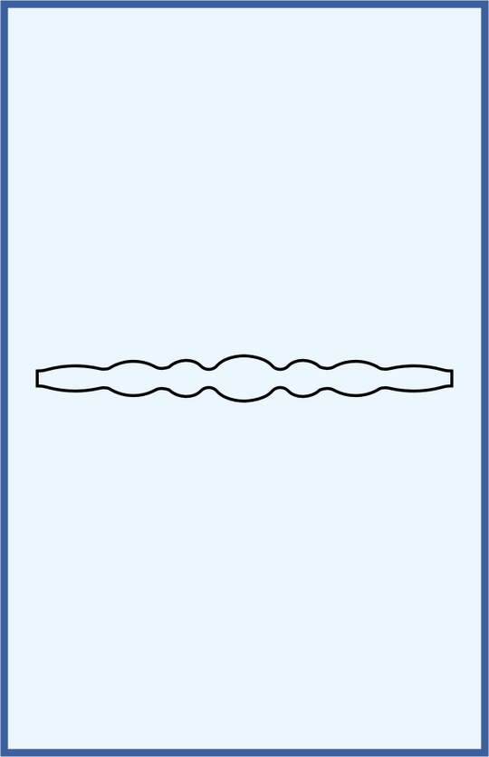 Connecting tube straight, with conically arranged hose connections for ...