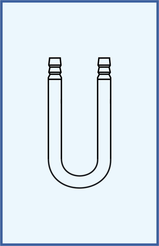 Connecting tube, U-shape with hose connections - TECHNOSKLO, Ltd ...