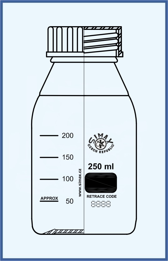 Reagent Bottle Drawing