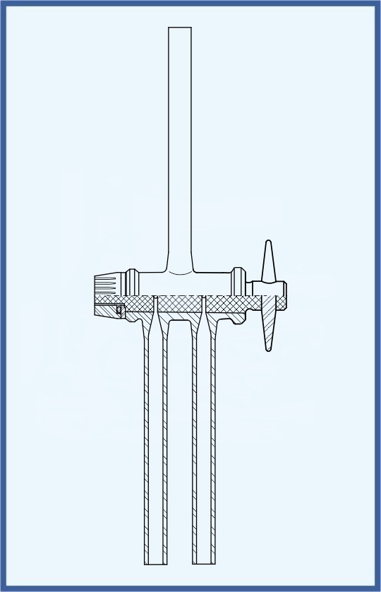 2 - way stopcock - complete with PTFE key - TECHNOSKLO, Ltd. - PRODUCTS ...
